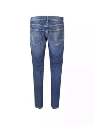 DONDUP Faded Whiskered Jeans