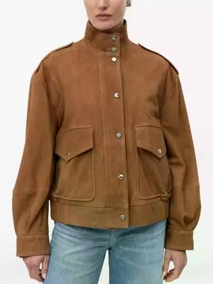BOSS Suede Panelled Jacket