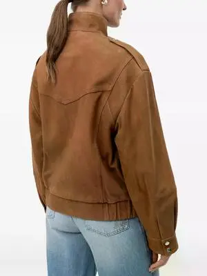 BOSS Suede Panelled Jacket