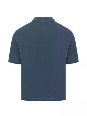 AROVESCIO Short-sleeved Chest-pocket Shirt