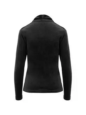 F.IT Wrap-style Long-sleeved Draped Blouse