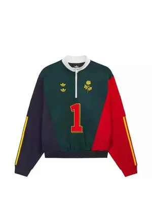 WILLY CHAVARRIA X Adidas Originals Watsonville Half-zip Sweatshirt - Green