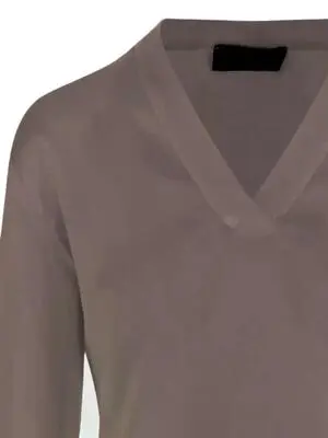 F.IT V-neck Long-sleeve Top