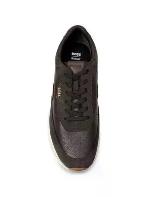 BOSS Logo-plaque Panelled Sneakers