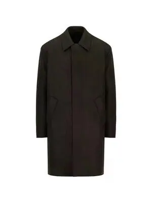 Harris Wharf London Zip-up Coat - Brown