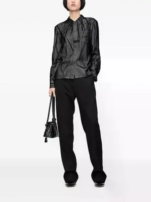 MAISON MARGIELA Creased Double-layer Shirt
