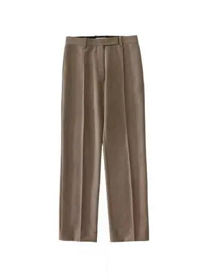 Studio Nicholson Quarte Pin-tucked Tailored Trousers - Neutrals