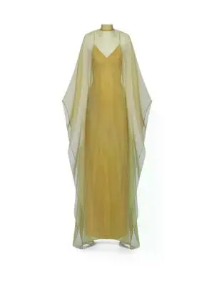 TALLER MARMO Sphinx Kaftan Maxi Dress - Yellow