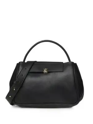 COCCINELLE Leather Panelled Tote Bag - Black
