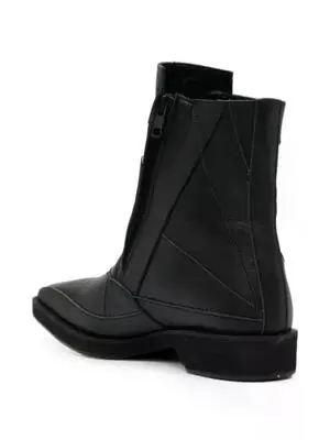Yohji Yamamoto Patchwork Zip Boots