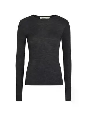 RÓHE Long-sleeve Crewneck Top