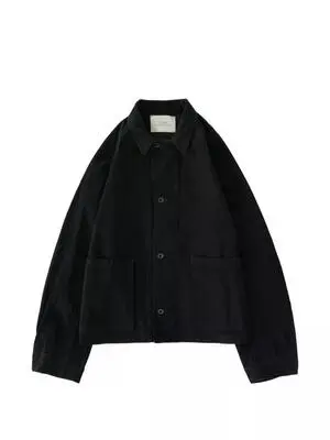 Studio Nicholson Coggan Crinkle Denim Jacket - Black