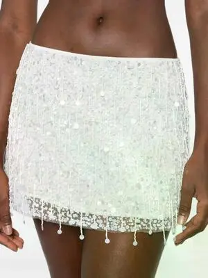 ASTA RESORT Yasmin Embellished Mini Skirt