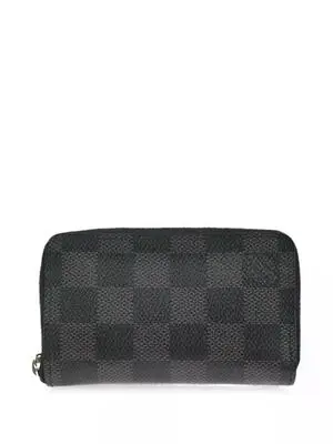 LOUIS VUITTON 2013 Damier Graphite Zippy Coin Wallet - Grey