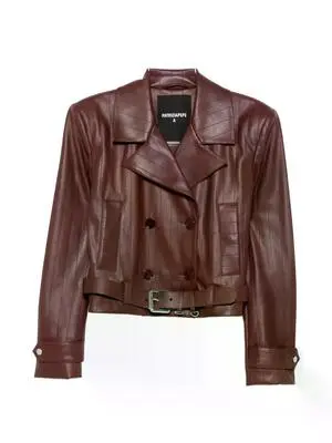 Patrizia Pepe Belted Double-breasted Jacket