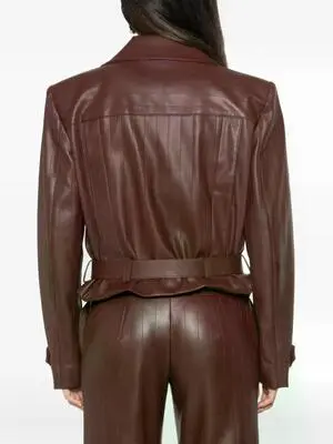 Patrizia Pepe Belted Double-breasted Jacket