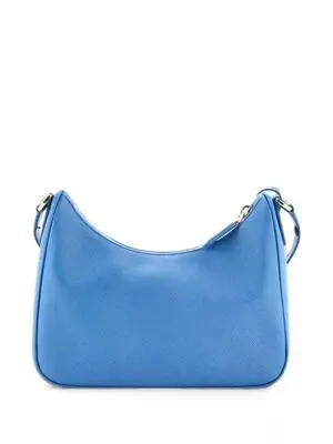 Prada Re-edition Hobo Saffiano Leather Mini Shoulder Bag - Blue