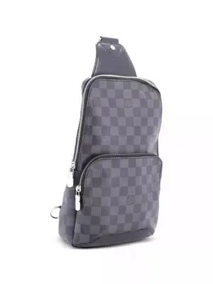 LOUIS VUITTON Avenue Sling Bag Damier Graphite Crossbody Bag - Black