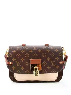 LOUIS VUITTON Vaugirard Handbag Monogram Canvas With Leather Satchel - Neutrals
