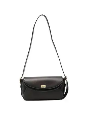 Sandro Medium Le Mambo Leather Shoulder Bag - Brown