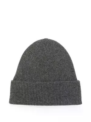TOM FORD Ribbed-knit Logo-patch Beanie Hat