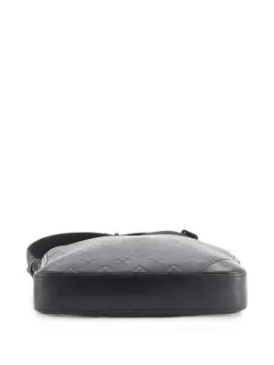 LOUIS VUITTON Monogram Shadow Leather Duo Messenger Bag - Black