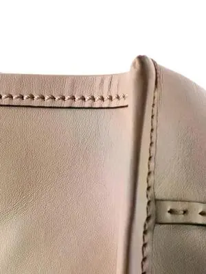 Fendi Sunshine Shopper Leather Medium Tote Bag - Neutrals