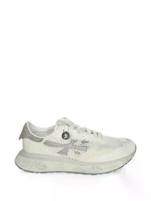 Premiata With Crystal Embellishments And Mesh Paneling