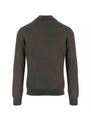 Tagliatore Miles High-neck Wool Sweater - Brown