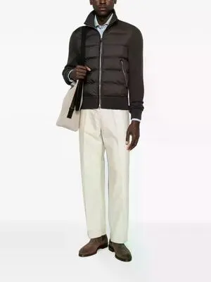 TOM FORD Satin Carpenter Trousers - Neutrals