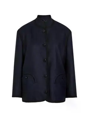 BLAZÉ MILANO Braid-trimmed Wool Jacket
