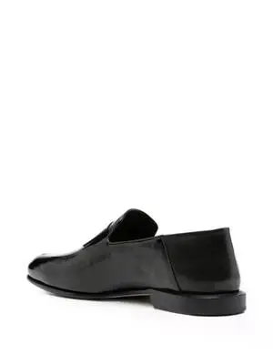 Givenchy Logo-plaque Leather Loafers