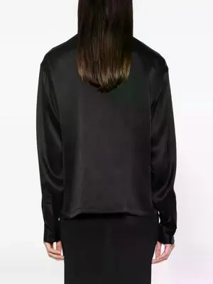 TOM FORD Silk-satin Polo Shirt