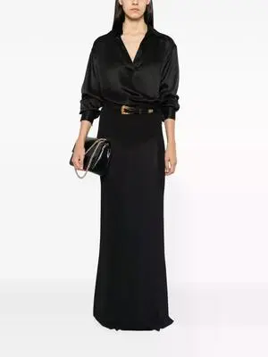 TOM FORD Silk Satin Polo Shirt
