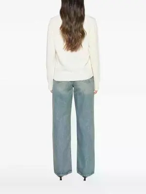 GANNI Intarsia-knit Sweater