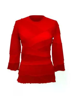 Alexander McQueen Patchwork Accent Top