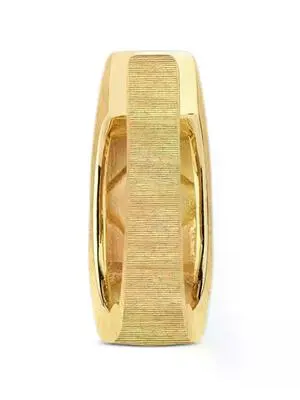 MARIE LICHTENBERG 18k Yellow Pavé Diamond Huggie Earring