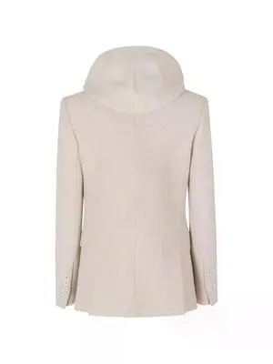 Eleventy Hooded Single-breasted Blazer