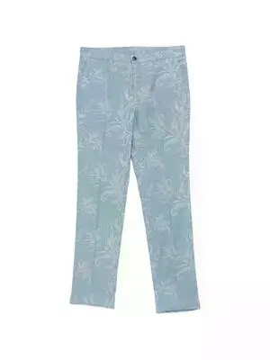 Etro Paisley-print Trousers - Blue