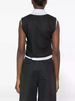 Sandro Pinstripe-pattern Buttoned Top
