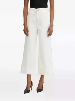 MORGAN Wide-leg Jeans - White