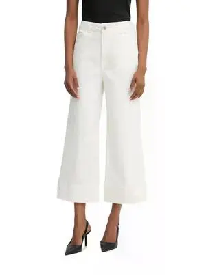 MORGAN Wide-leg Cropped Jeans