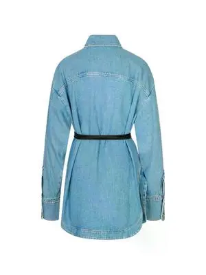 Sportmax Belted Denim Shirt