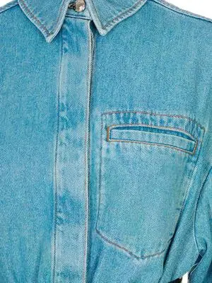 Sportmax Belted Denim Shirt