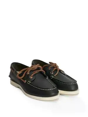 Timberland Contrast-stitch Lace-up Boat Shoes - Blue