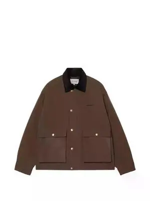 Carhartt Work In Progress Quentin Corduroy-collar Jacket - Brown