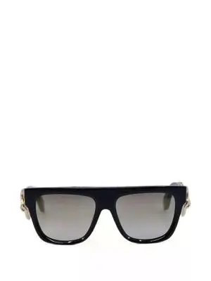 Roberto Cavalli Snake-detail Square-frame Sunglasses