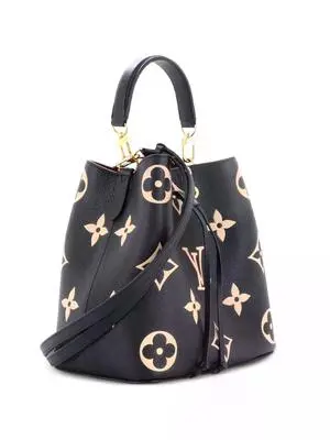 LOUIS VUITTON Neonoe Monogram Empreinte Giant Mm Bucket Bag - Black
