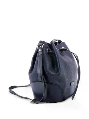 Gucci Diamante Leather Small Bucket Bag