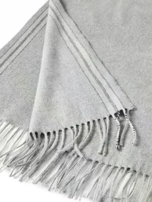 Brunello Cucinelli Silk Scarf With Selvedge